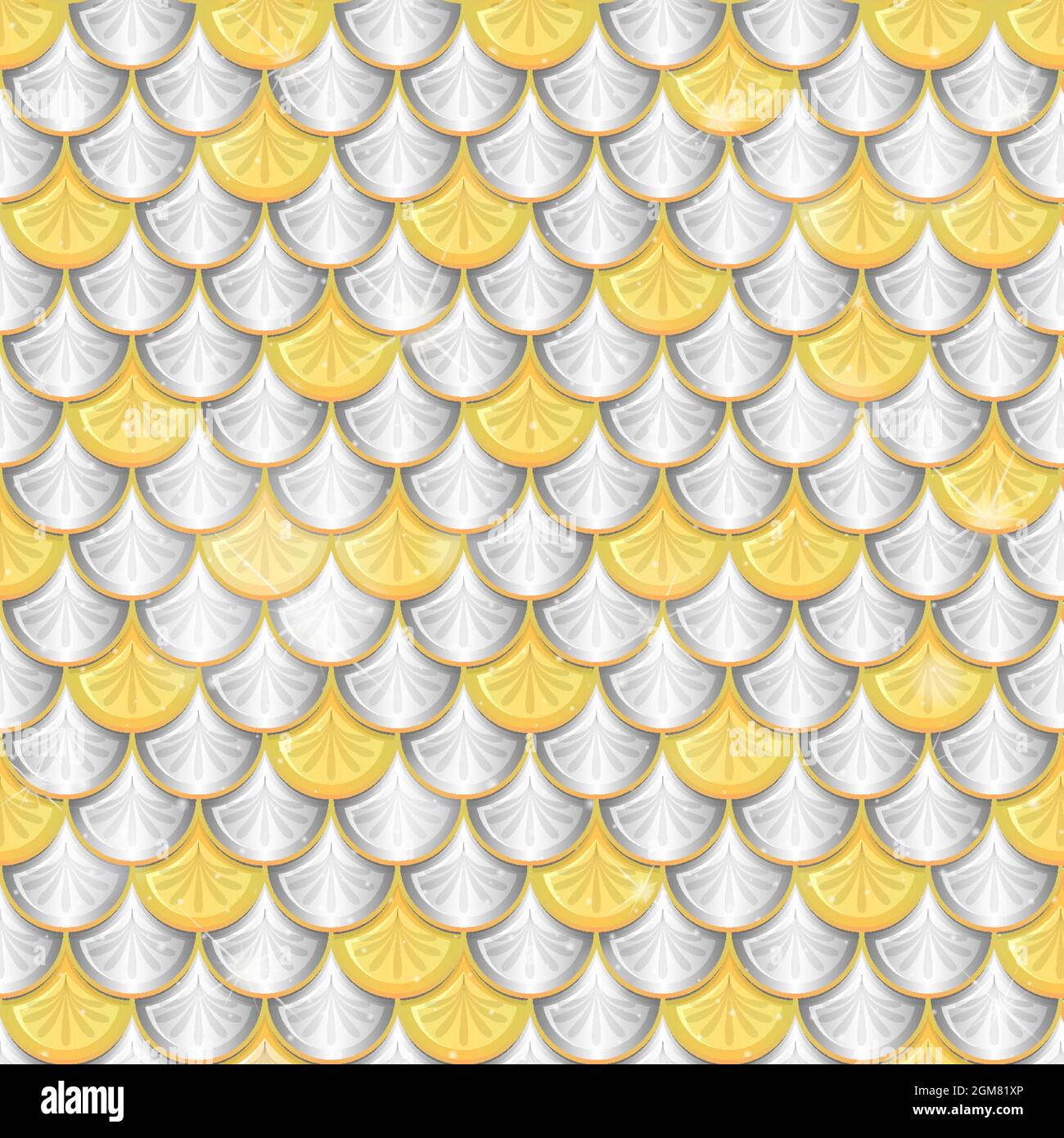 Fish scale seamless pattern background illustration Stock Vector Image ...