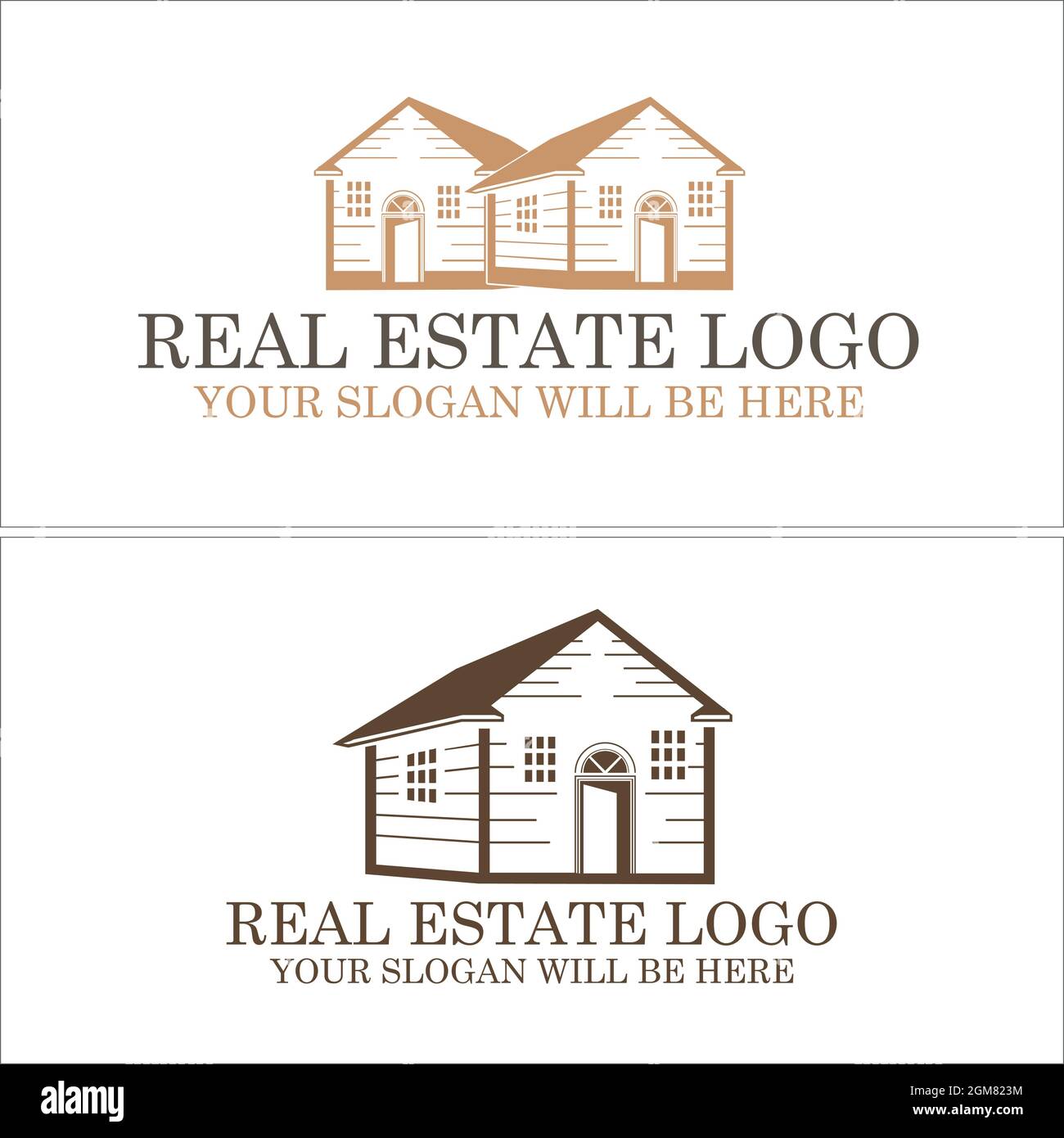 Real estate home logo design Stock Vector Image & Art - Alamy