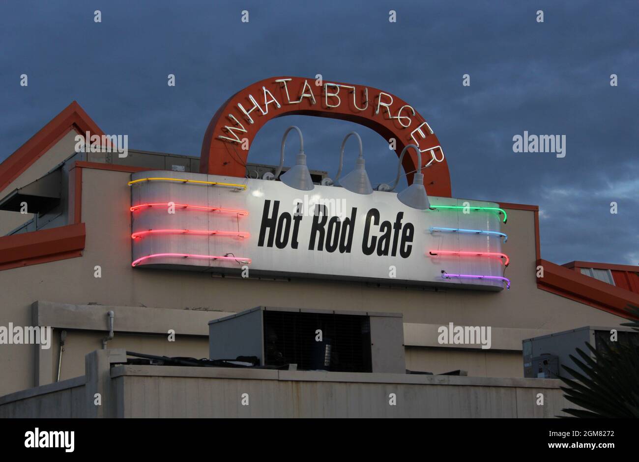 Tyler, TX - November 10, 2018: Whataburger Hot Rod Cafe located on ...