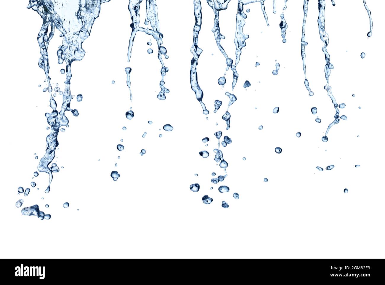 water splash drop blue liquid bubble Stock Photo - Alamy