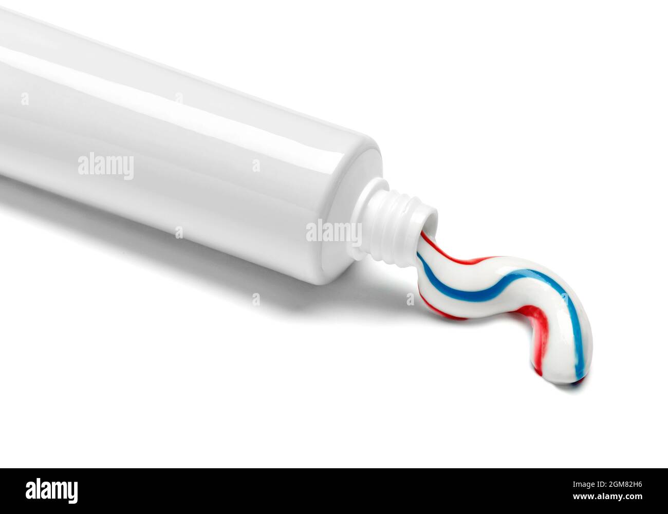 toothpaste white tube hygiene health care Stock Photo - Alamy