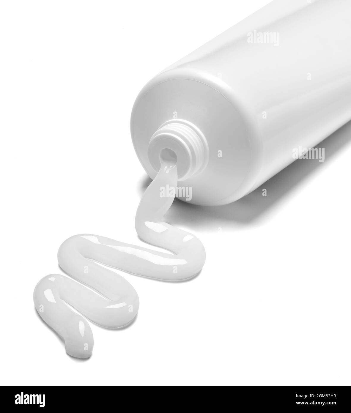 toothpaste beauty cream white tube hygiene health care Stock Photo - Alamy