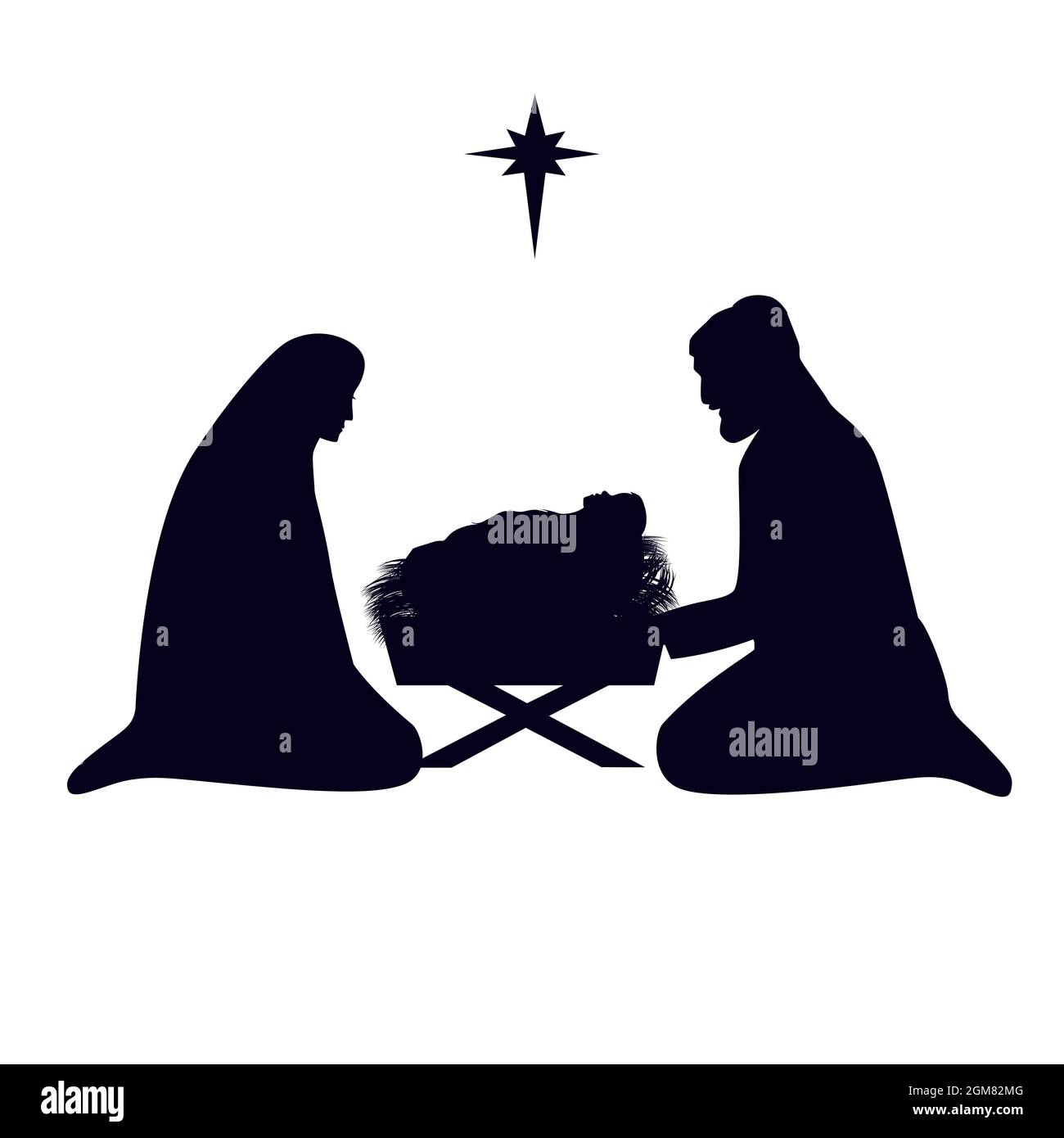 Baby Jesus Silhouette