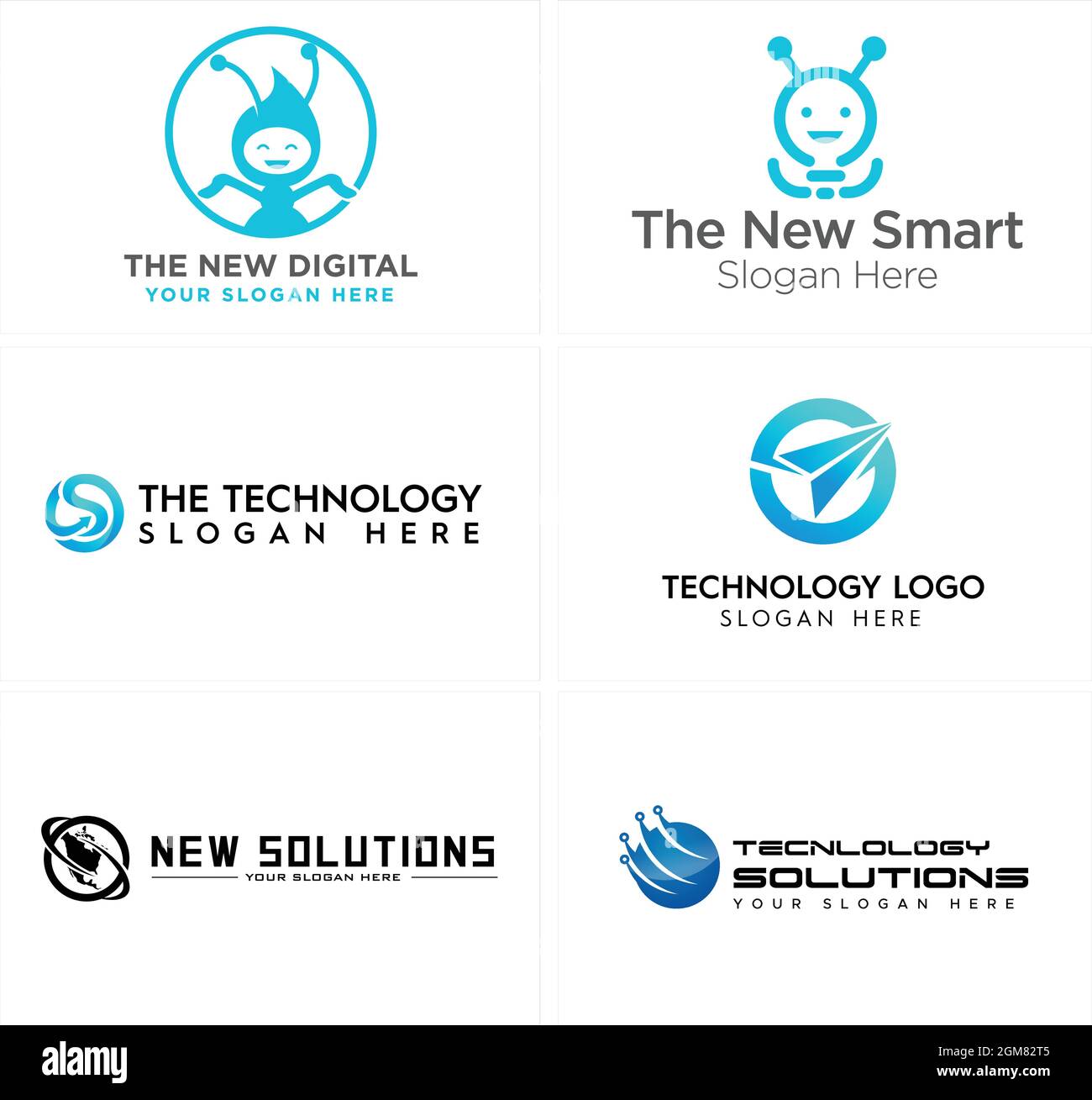 Ant tech logo Stock Vector Images - Alamy