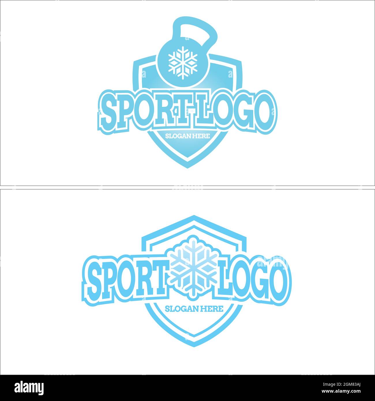 Shield vector ski Stock Vector Images - Alamy