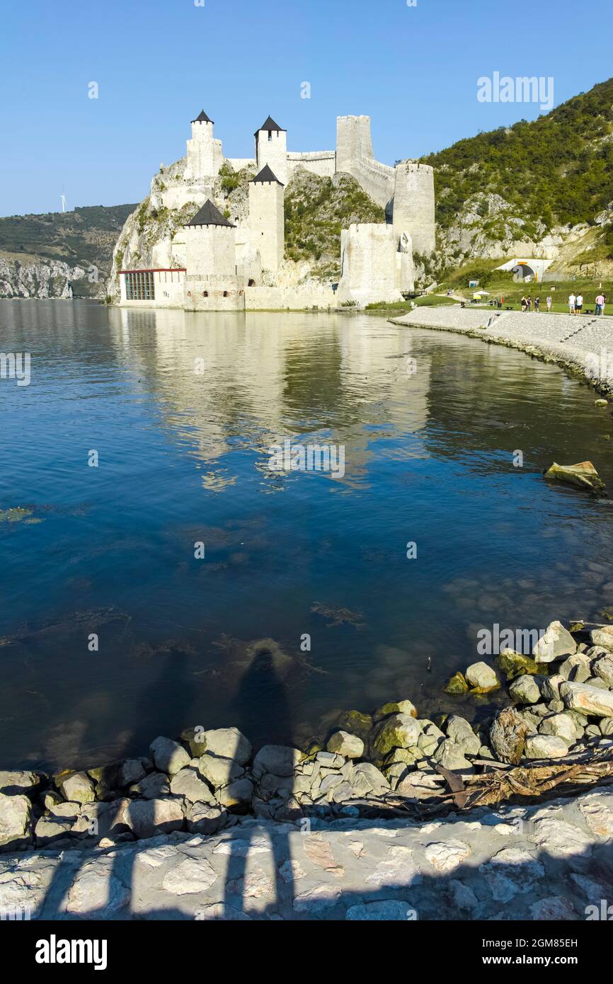 GOLUBAC, SERBIA - AUGUST 11, 2019: Golubac Fortress - medieval ...