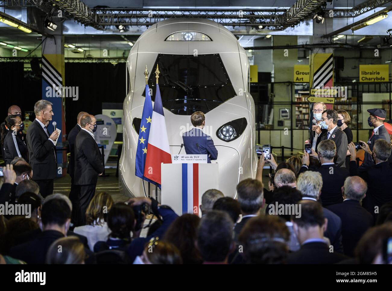 Paris, France. 17th Sep, 2021. French President Emmanuel Macron ...
