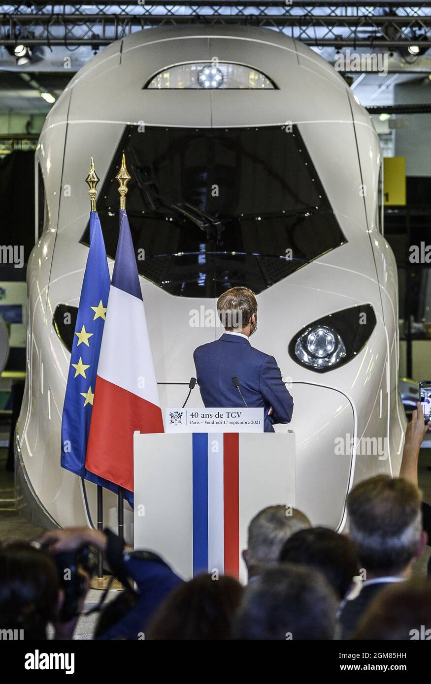 Paris, France. 17th Sep, 2021. French President Emmanuel Macron ...