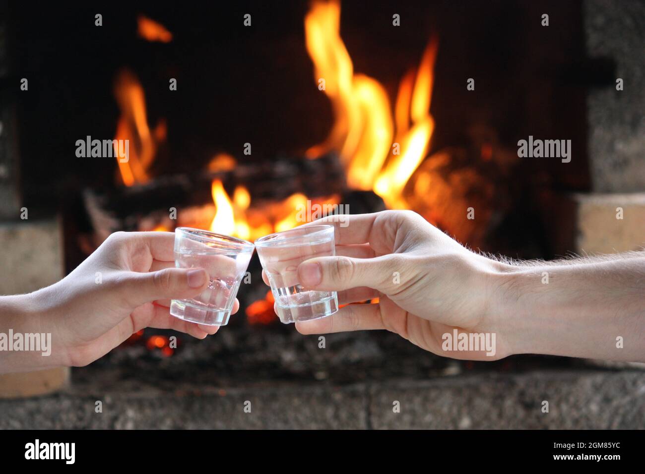 Vodka shots cheers hi-res stock photography and images - Alamy