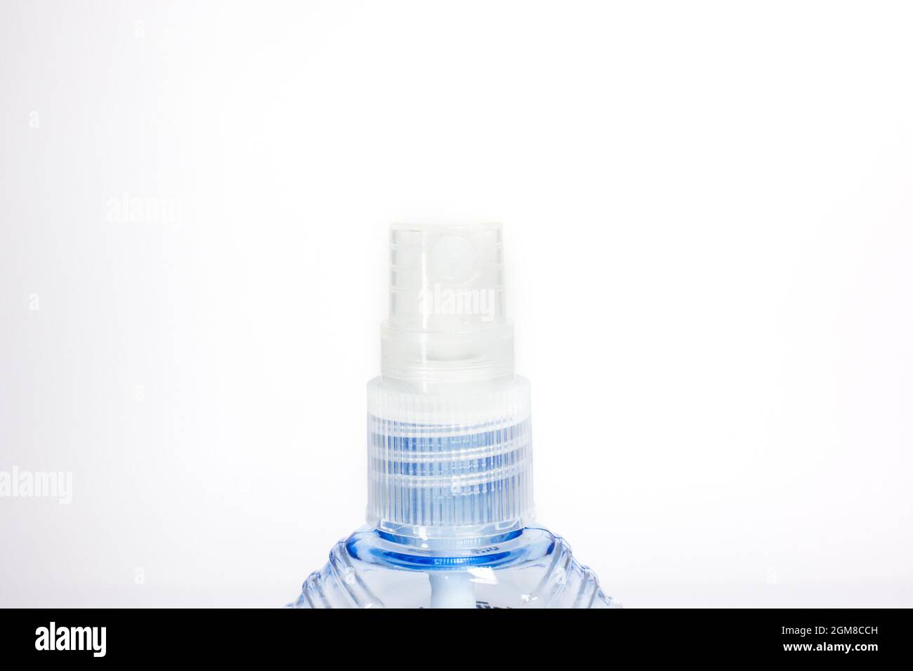 Close up of a spray nozzle isolated on white background. Studio shot ...