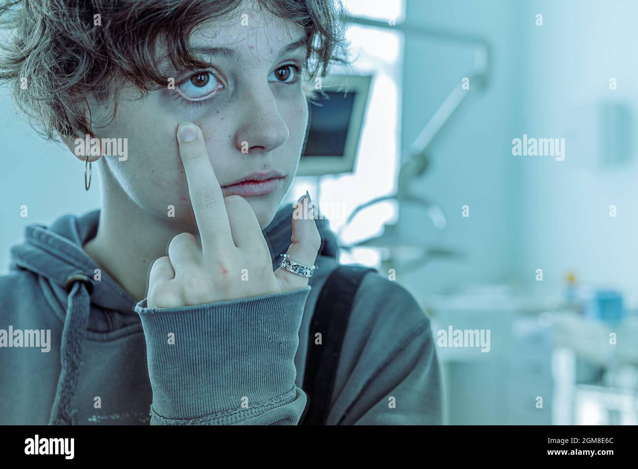 Portrait Of Split Personalities