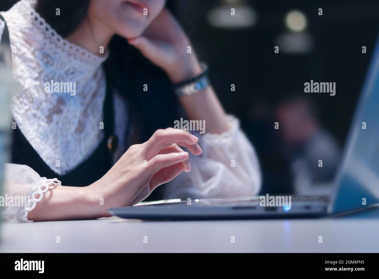 Computers evening hi-res stock photography and images - Alamy