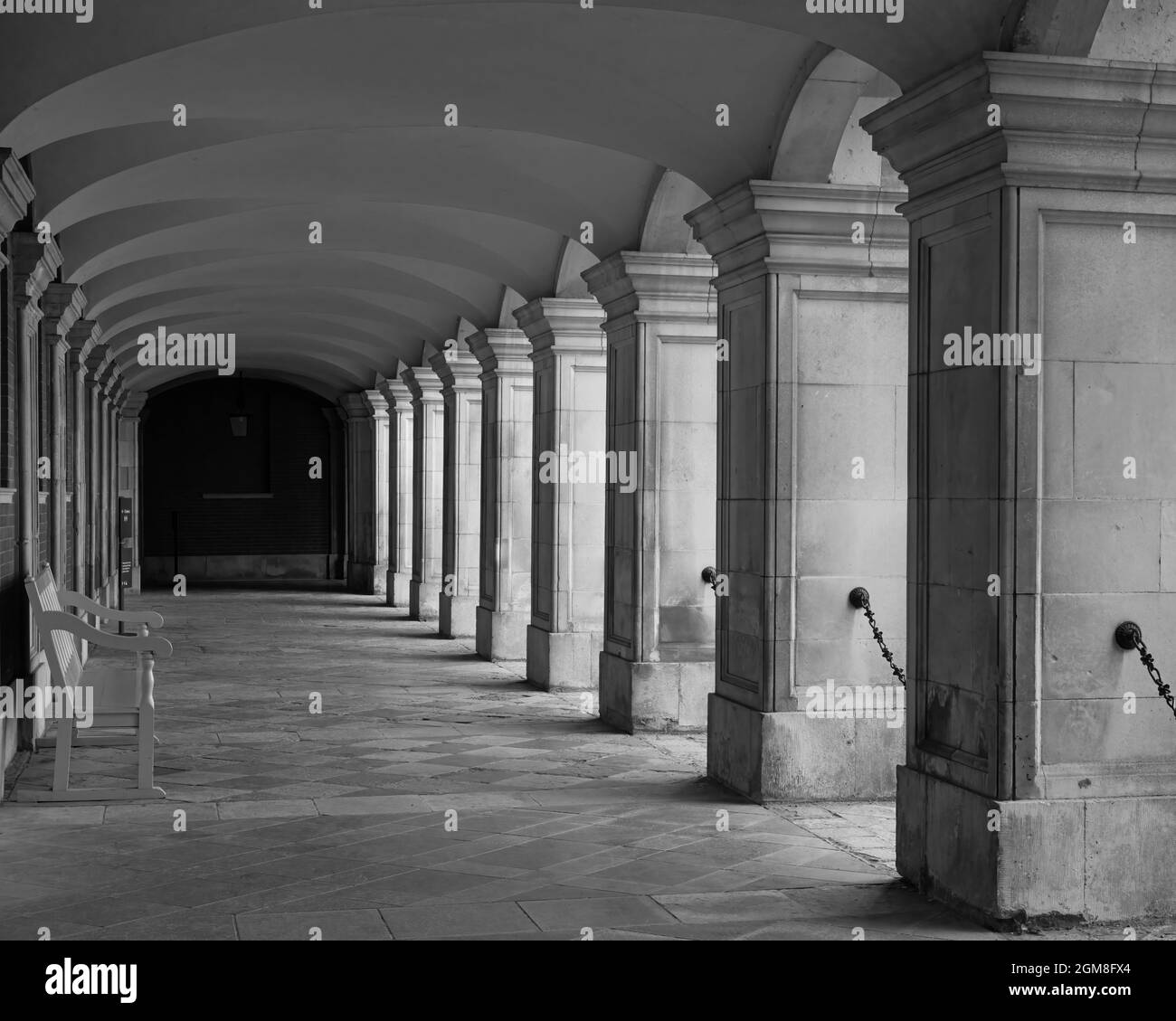 Ancient stone corridor arched hi-res stock photography and images - Alamy