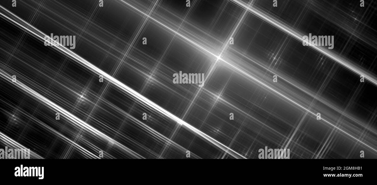 Futuristic technology grid, computer generated abstract widescreen intensity map texture, black ...