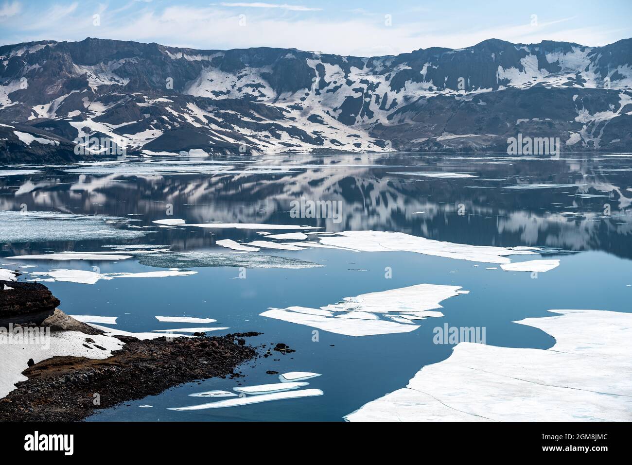 Lake Askja in Iceland Stock Photo - Alamy