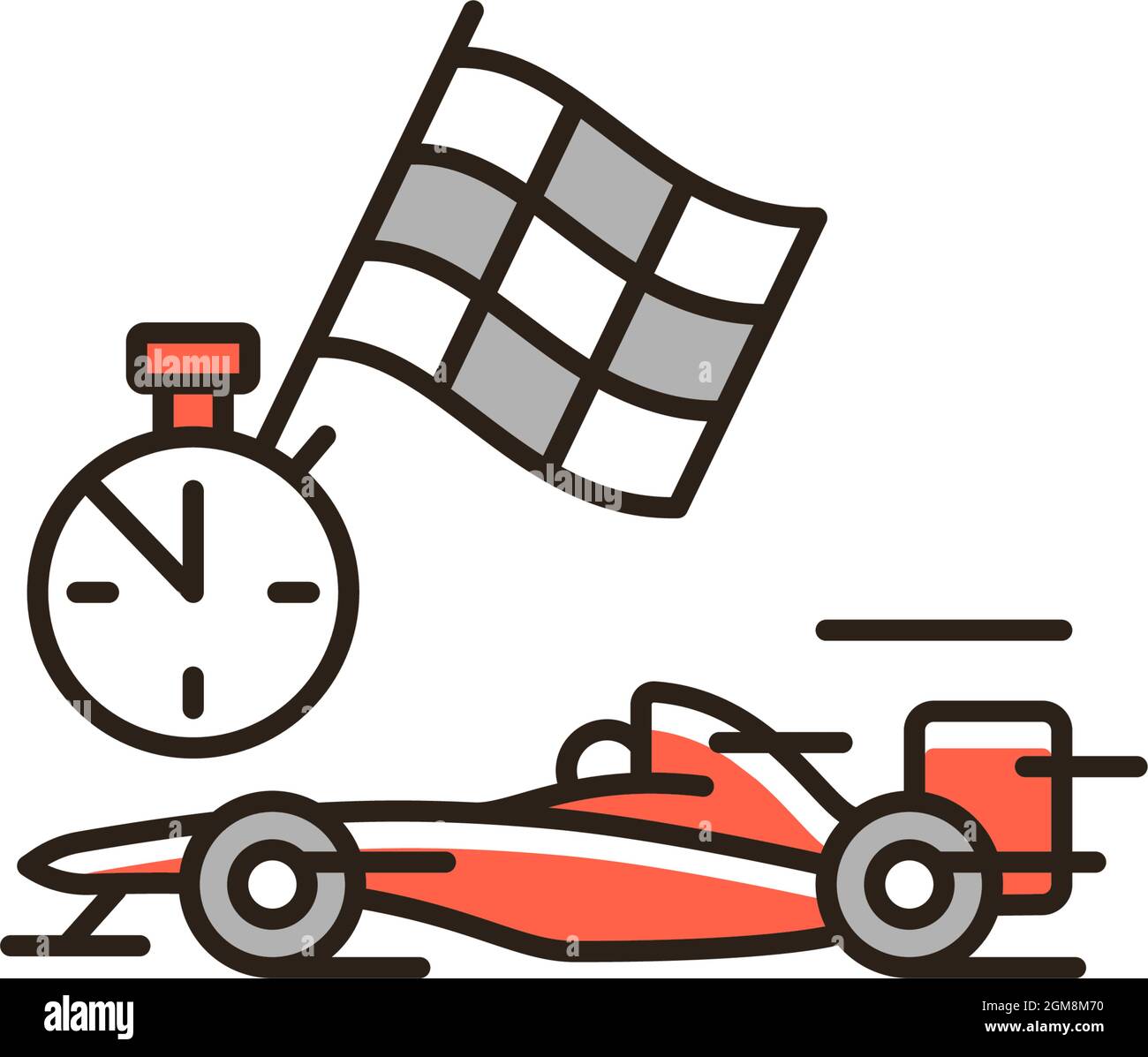 Formula racing RGB color icon Stock Vector Image & Art - Alamy