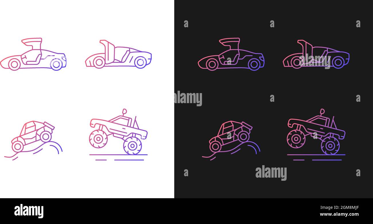 Specially modified vehicles Stock Vector Images - Alamy