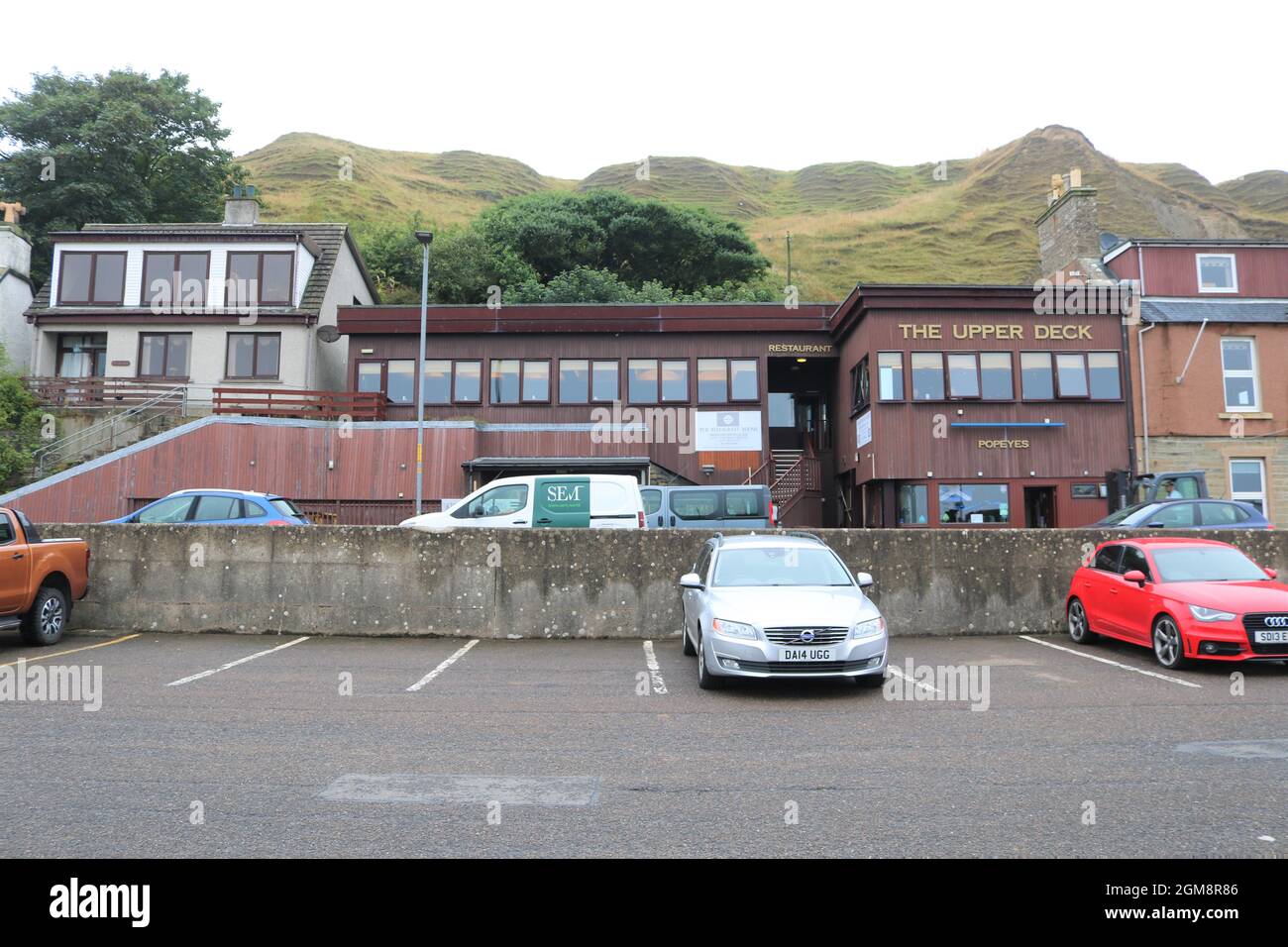 Scrabster Harbour - The Upper Deck Stock Photo - Alamy