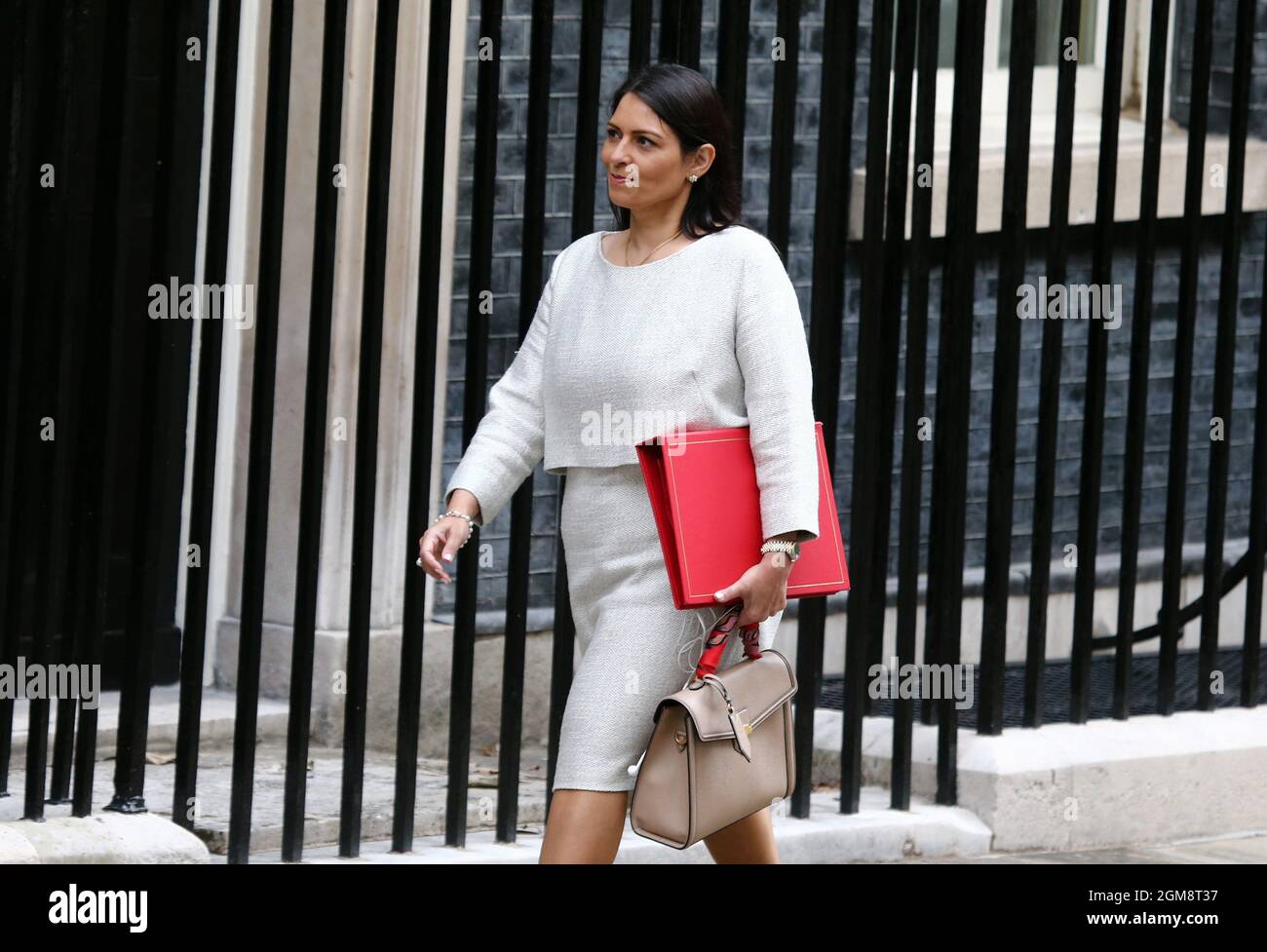 London, England, UK. 17th Sep, 2021. Home Secretary PRITI PATEL leaves ...