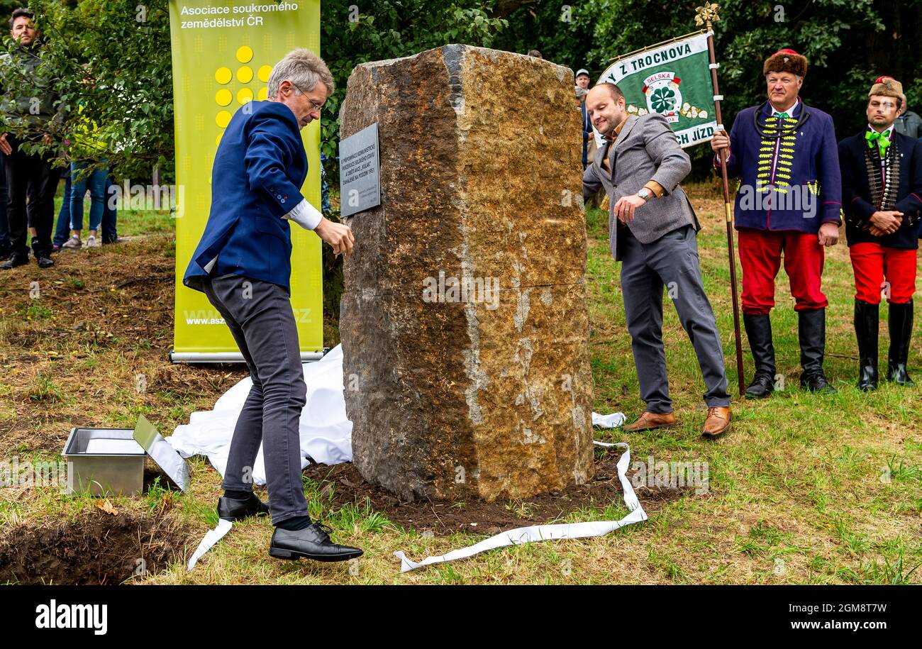 Krabcice, Czech Republic. 17th Sep, 2021. The President of the Senate ...