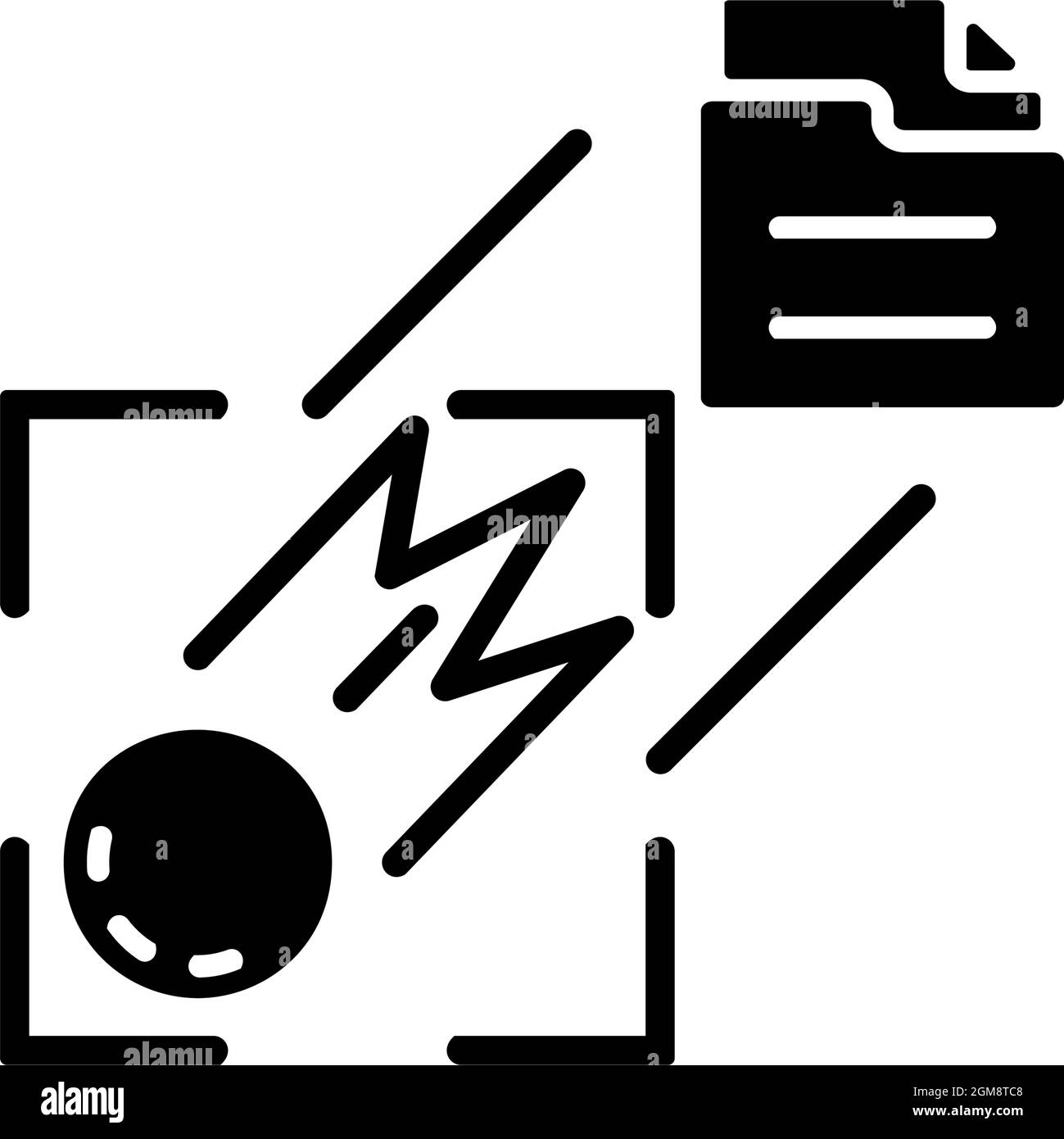 Comet black glyph icon Stock Vector Images - Alamy