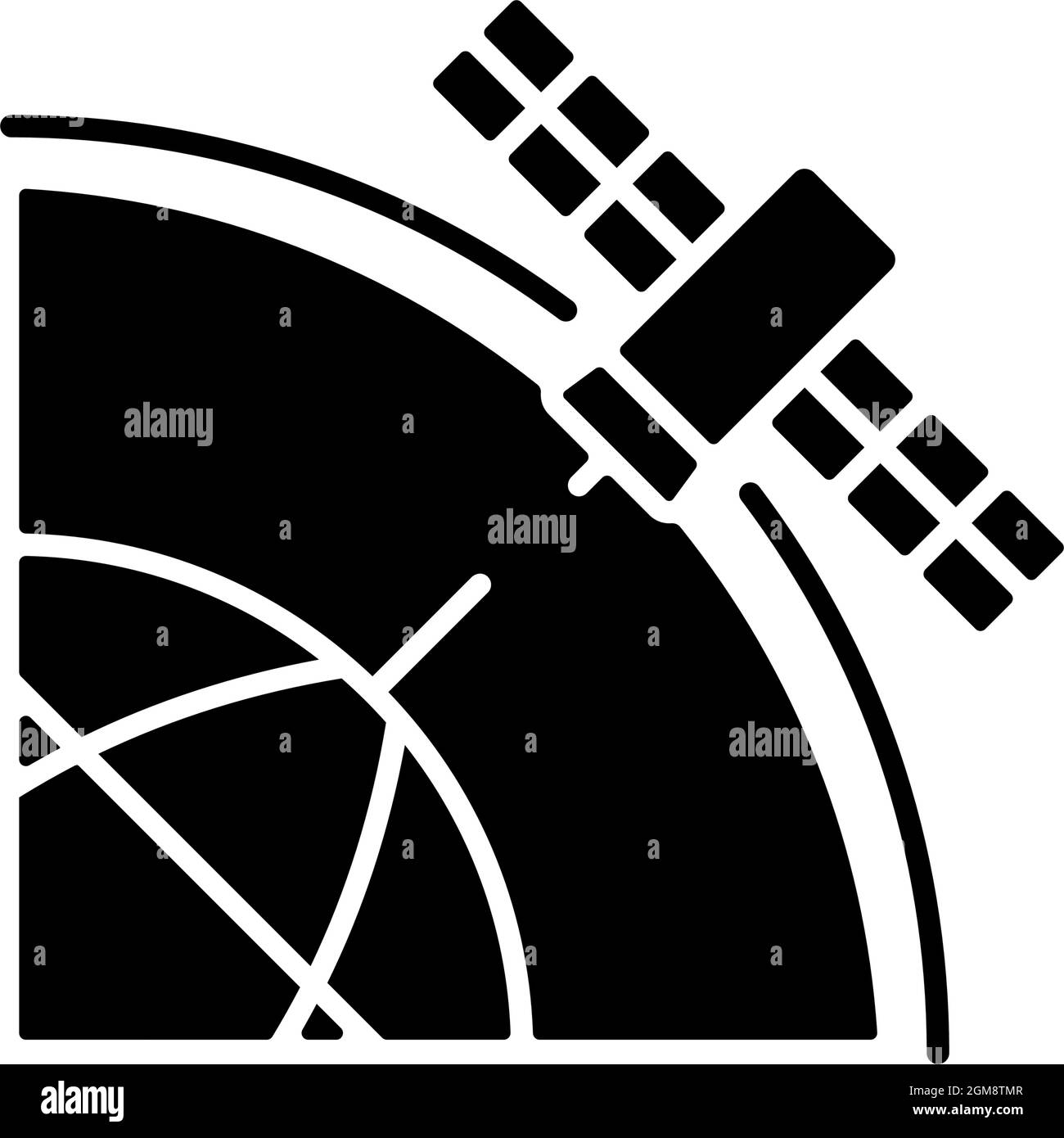 Polar Satellite black glyph icon Stock Vector Image & Art - Alamy