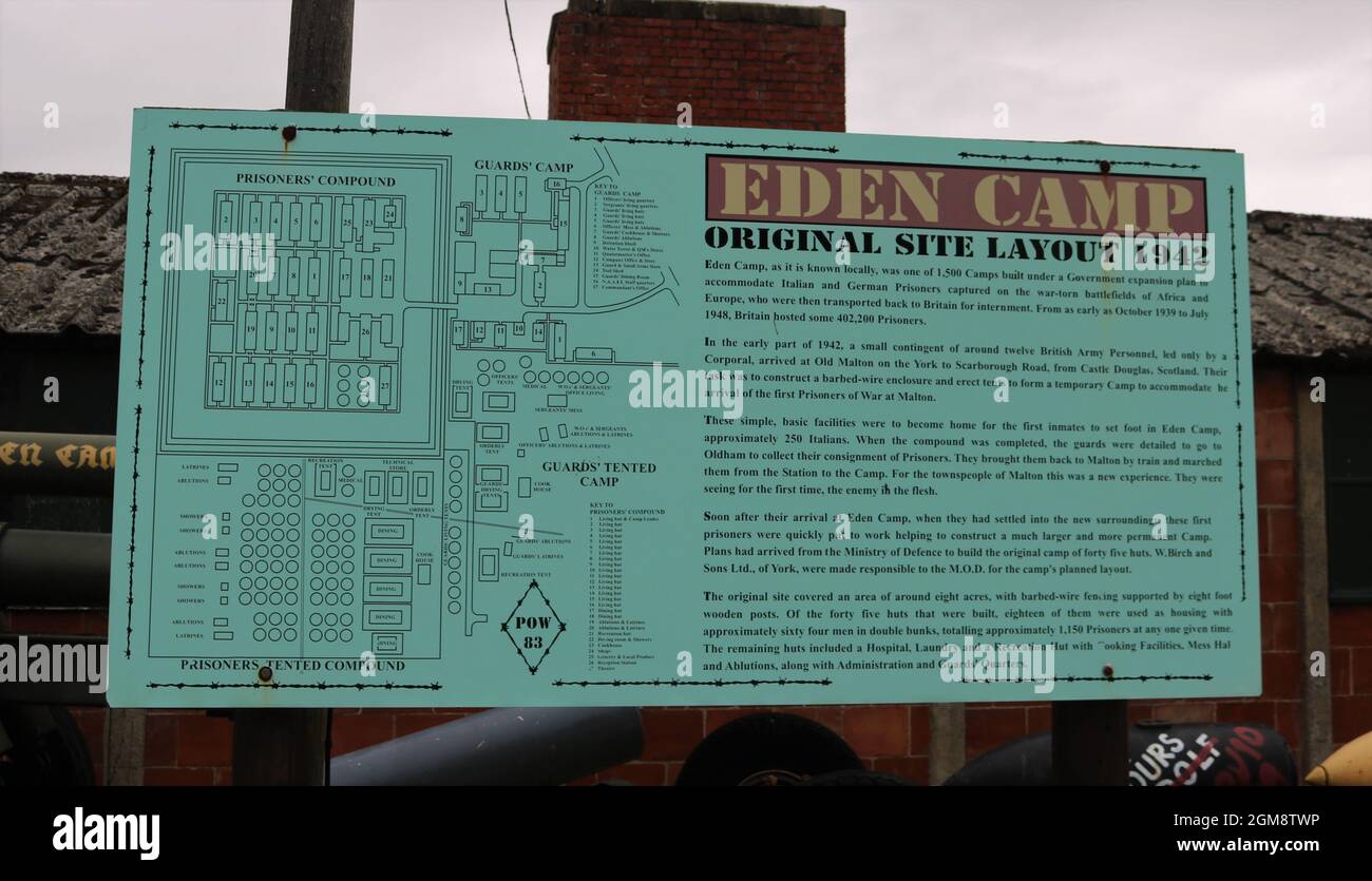 Eden Camp Modern History Museum Stock Photo - Alamy