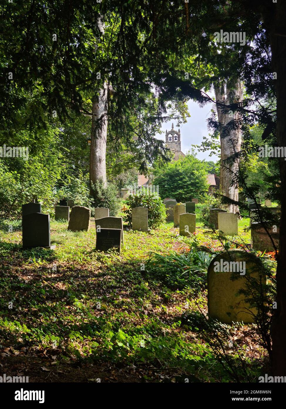 St Michael's and All Angels Church, Cofton Hackett Stock Photo - Alamy