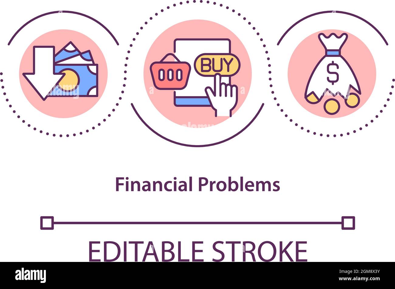 Credit card debt problems Cut Out Stock Images & Pictures - Alamy