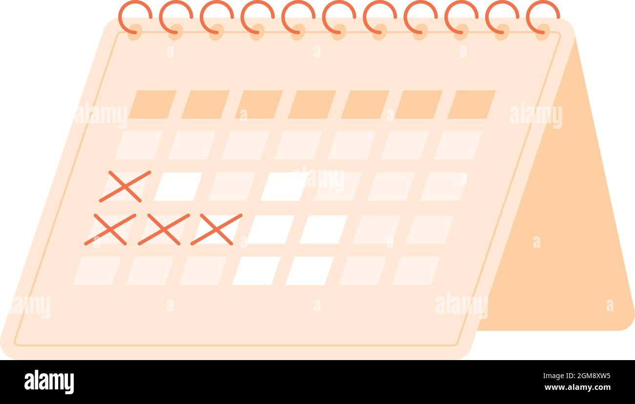 yellow month calendar on white background Stock Vector Image & Art - Alamy