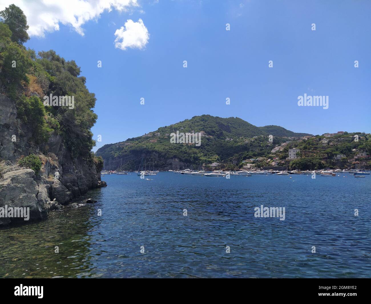 View of Maronti beach in Ischia Island in Naples, Italy Stock Photo - Alamy