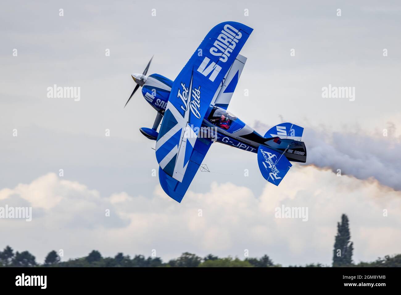 Rich Goodwin Jet Pitts Special biplane ‘G-JPIT’ performing fast and ...