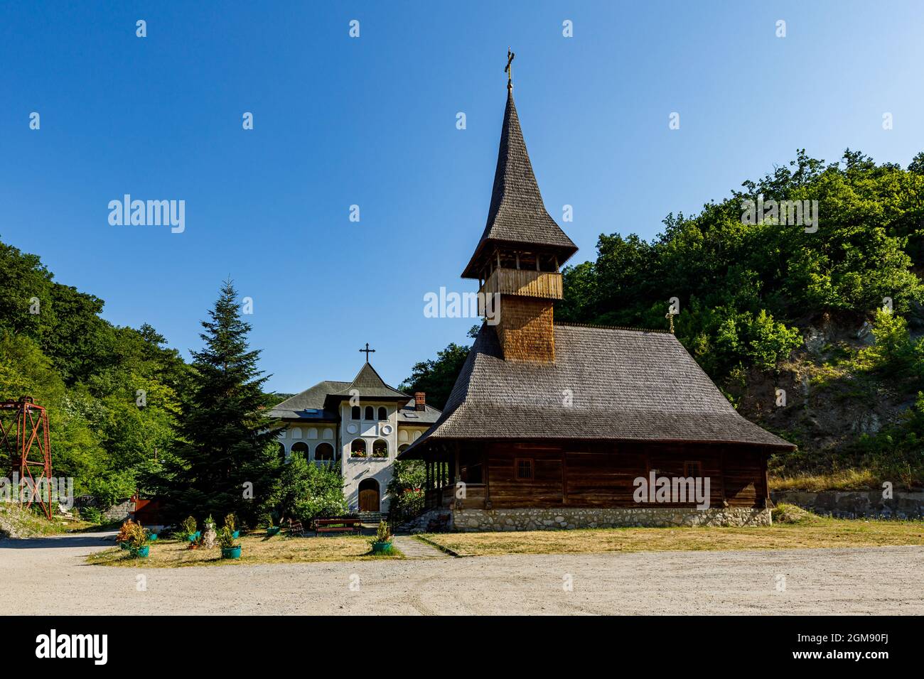 The Vodita monastery at Orsova in Romania Stock Photo - Alamy