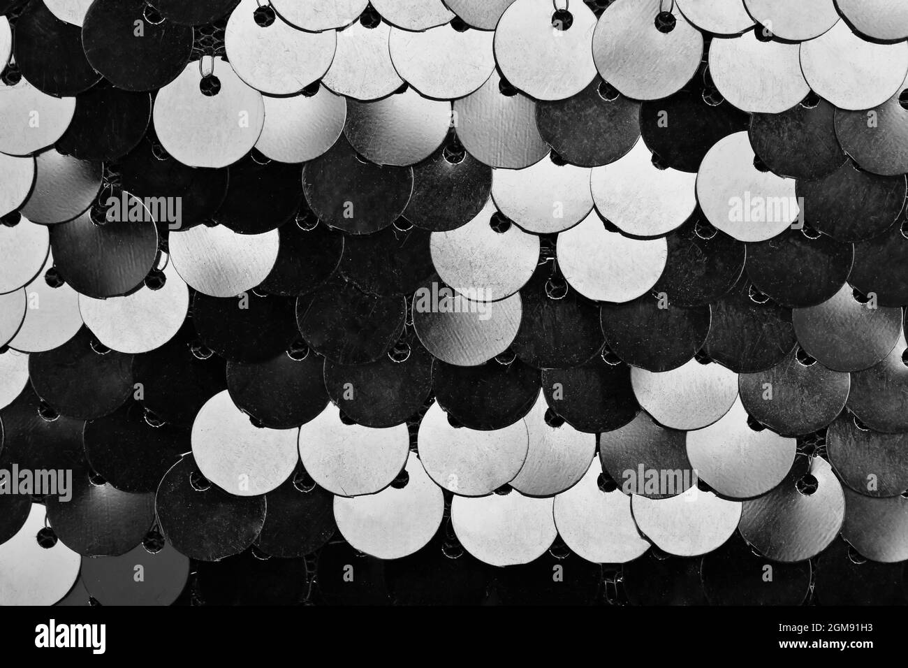 Sequin fabric texture as background, closeup Stock Photo - Alamy