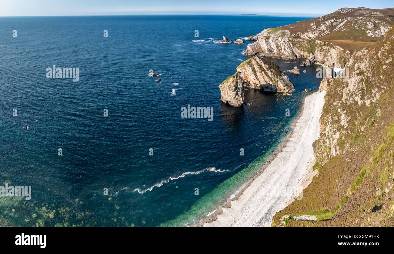 Glenlough bay between Port and Ardara in County Donegal is Irelands ...