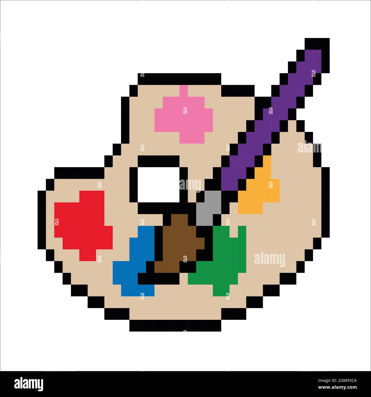 Paint Palette Cartoon High Resolution Stock Photography and Images - Alamy