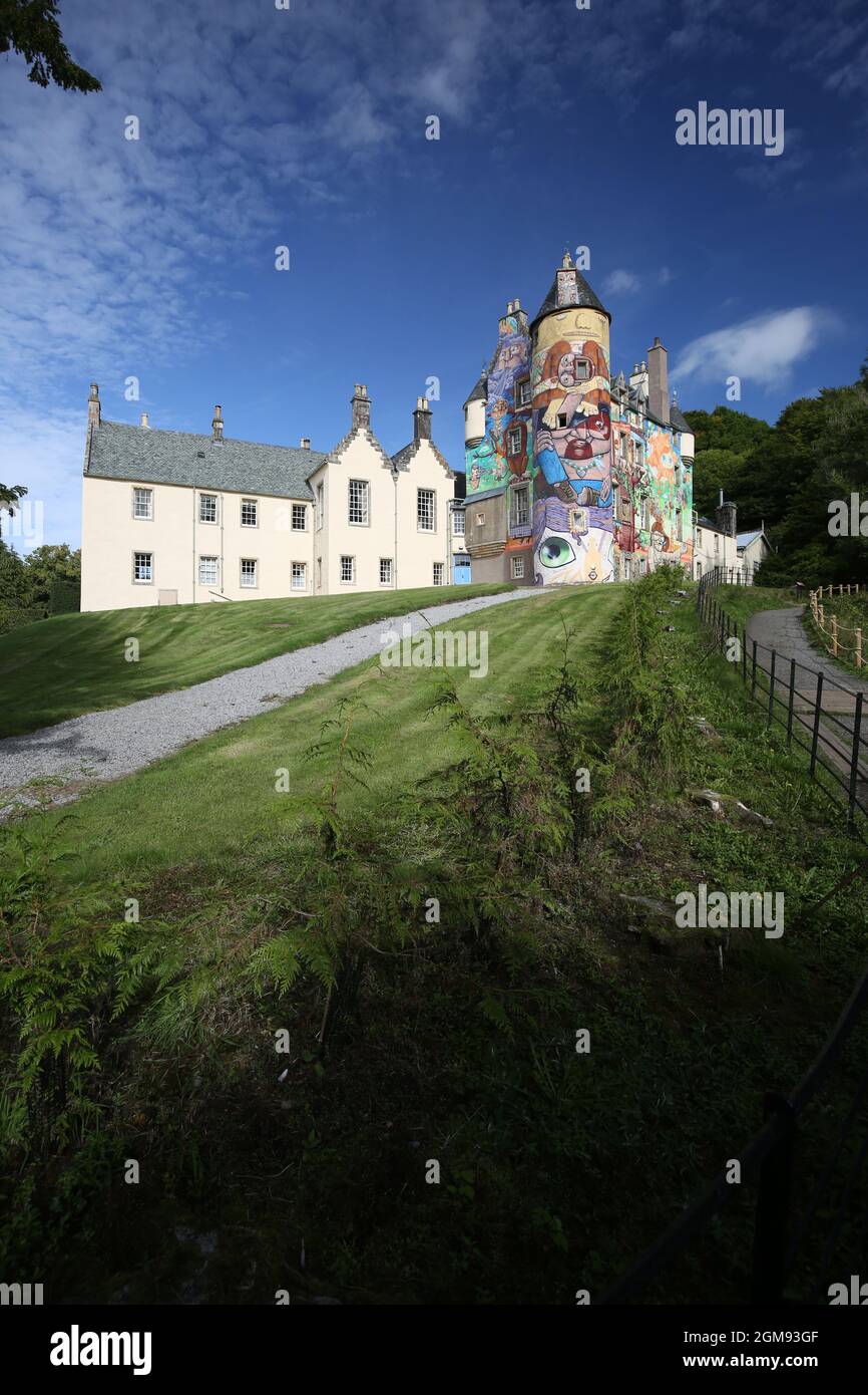 Kelburn Castle, North Ayrshire, Scotland, UK,. 16 Sept 2021 Stock Photo ...