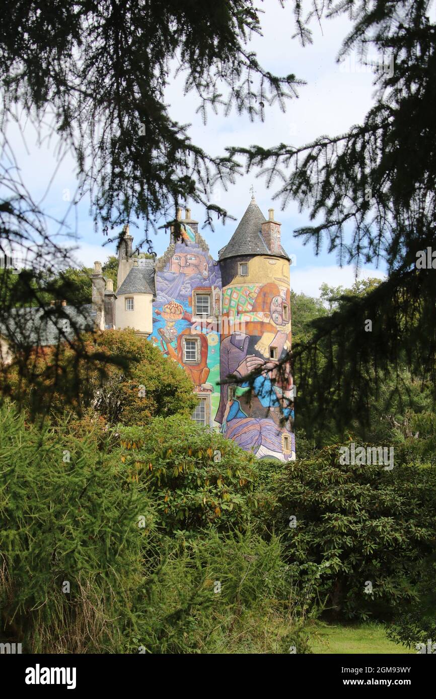 Kelburn Castle, North Ayrshire, Scotland, UK,. 16 Sept 2021 Stock Photo ...
