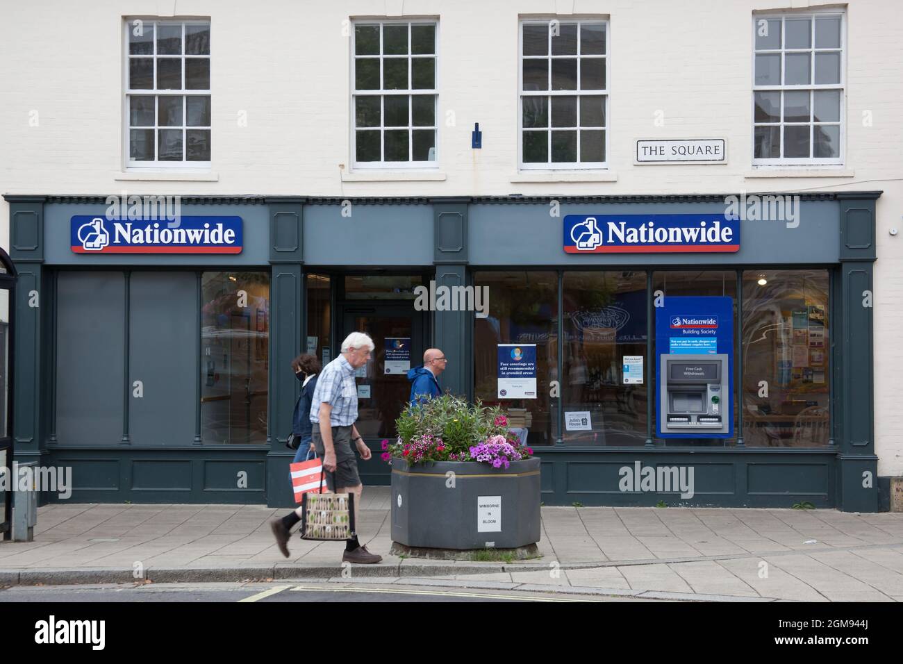 The Nationwide Building Society in Wimborne in the UK Stock Photo - Alamy