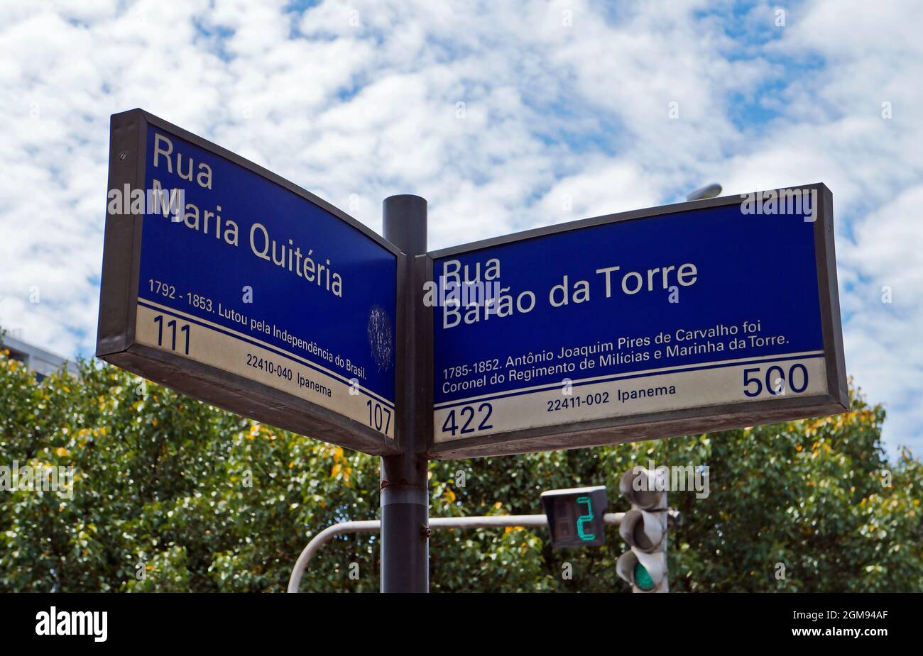 Ipanema sign hi-res stock photography and images - Alamy