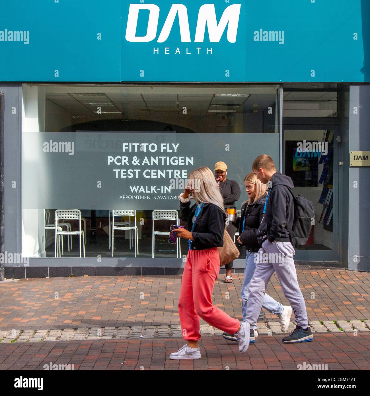 Preston, Lancashire. UK Business: DAM Fit to Fly PCR & Antigen Walk-In ...