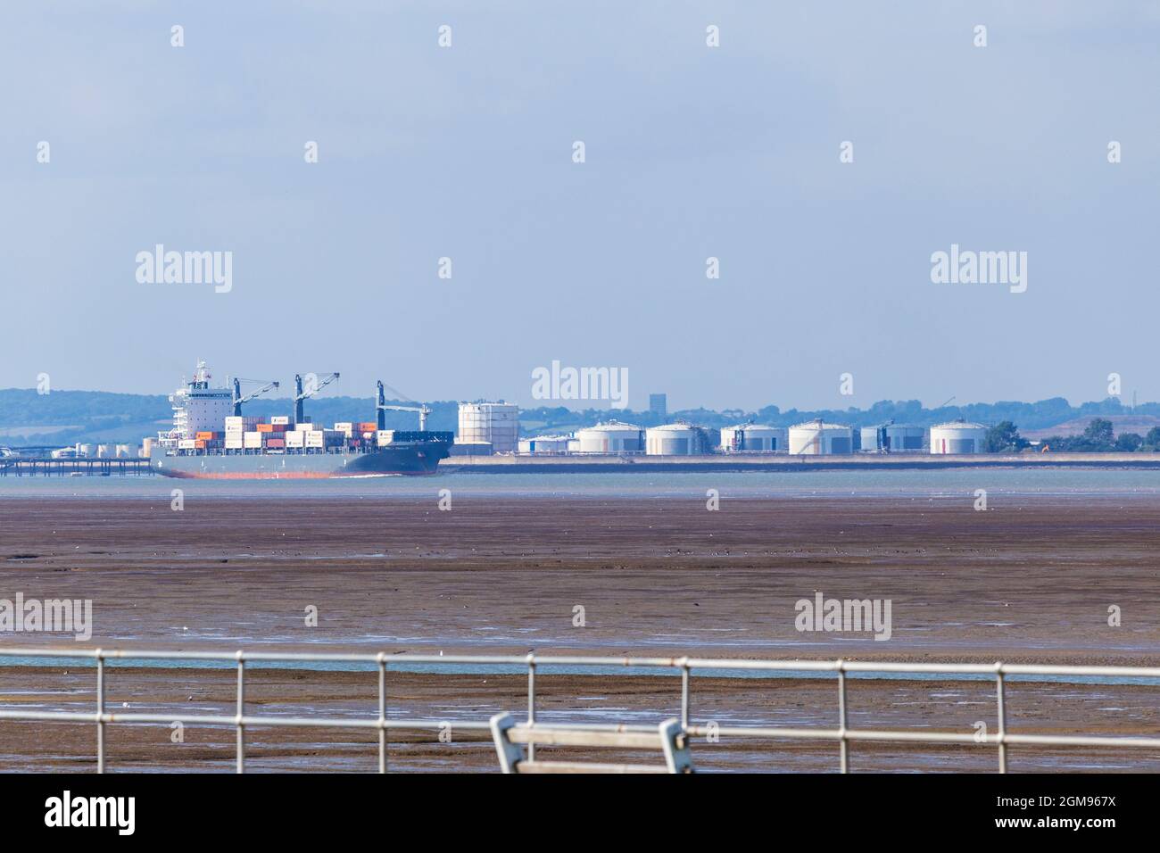 Singapore Registered Container Ship 'Molly Schulte' on Thames after ...