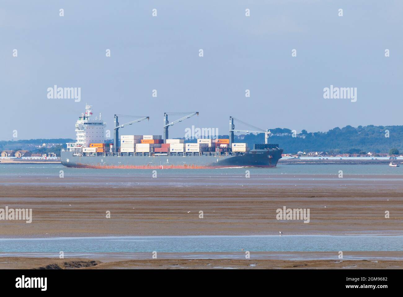 Singapore Registered Container Ship 'Molly Schulte' on Thames after ...
