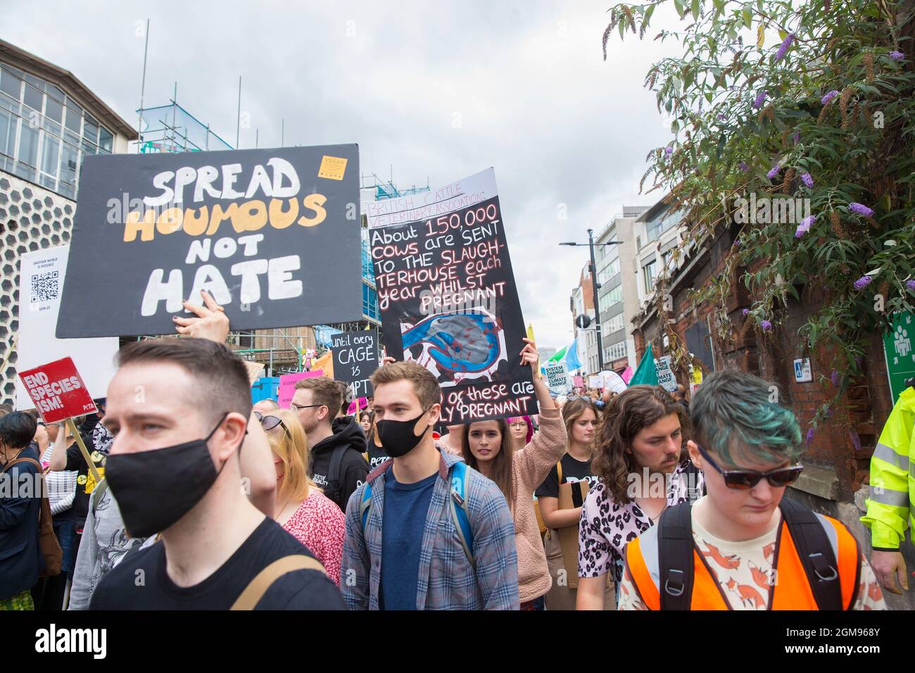 Animal rights demonstrators gather during the National Animal Rights ...