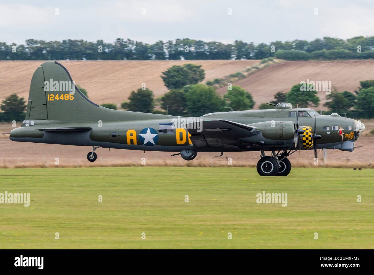 London, UK. 17th Sep, 2021. The flying fortress, Sally B takes off for ...