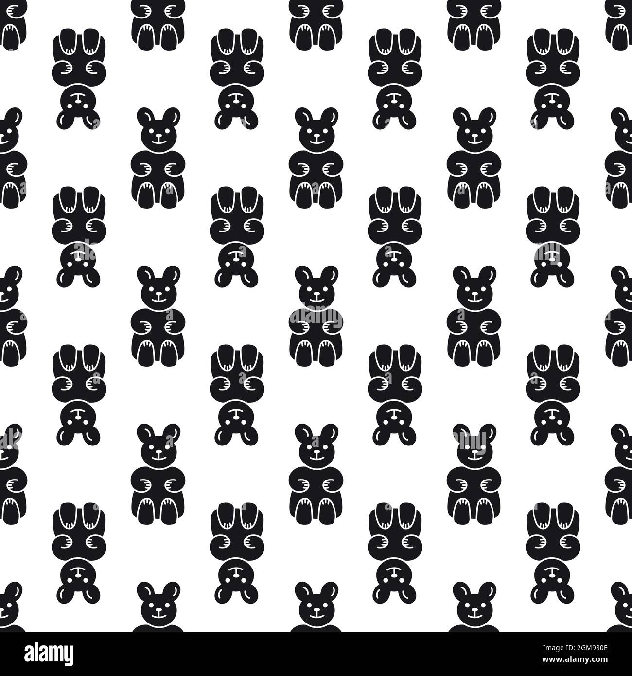 Candy bear pattern seamless background texture repeat wallpaper ...