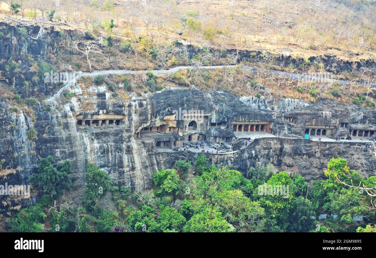 ajanta caves unesco world heritage site in mumbai ,maharashtra ,india ...