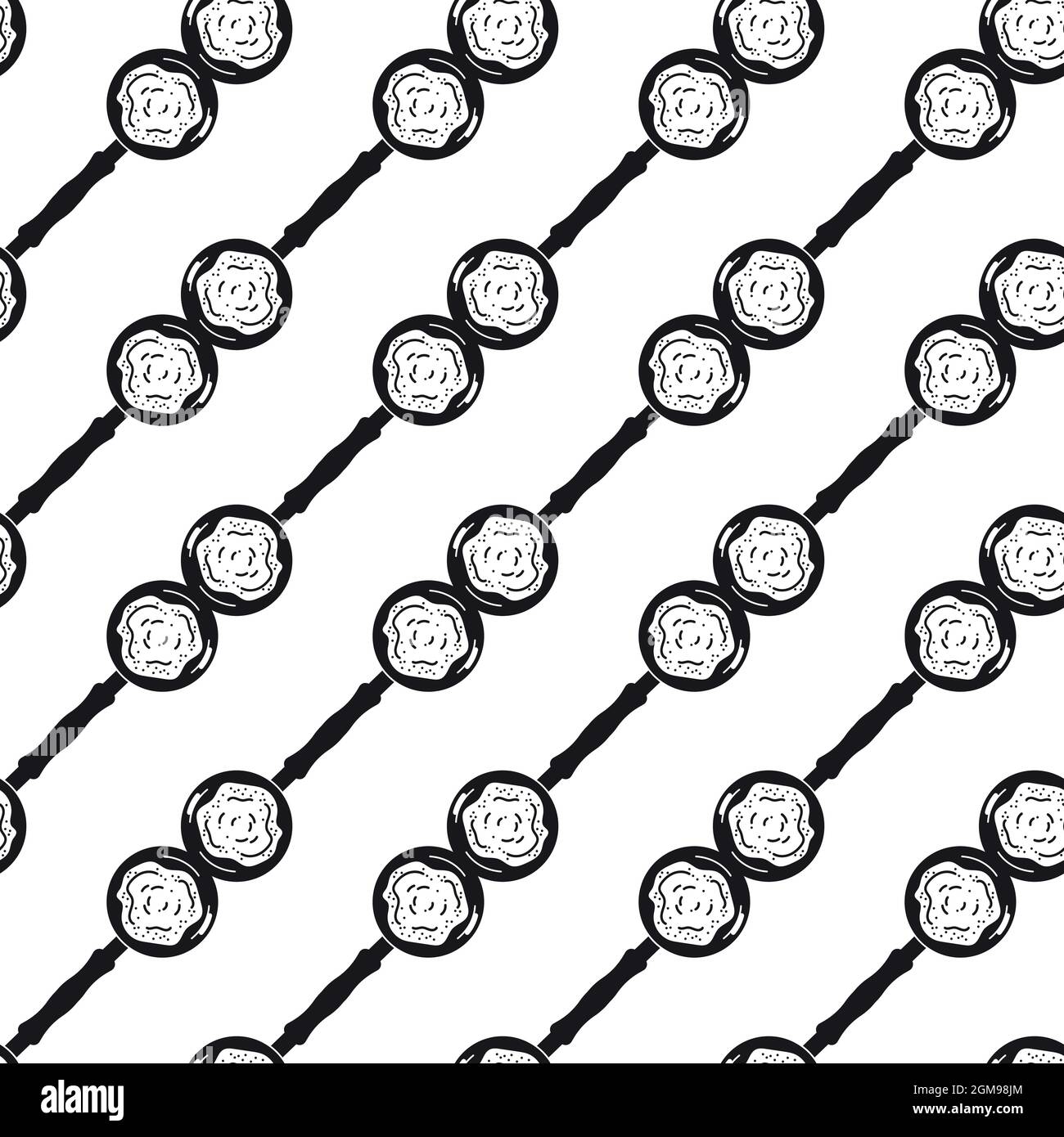 Fry pan pattern seamless background texture repeat wallpaper geometric ...