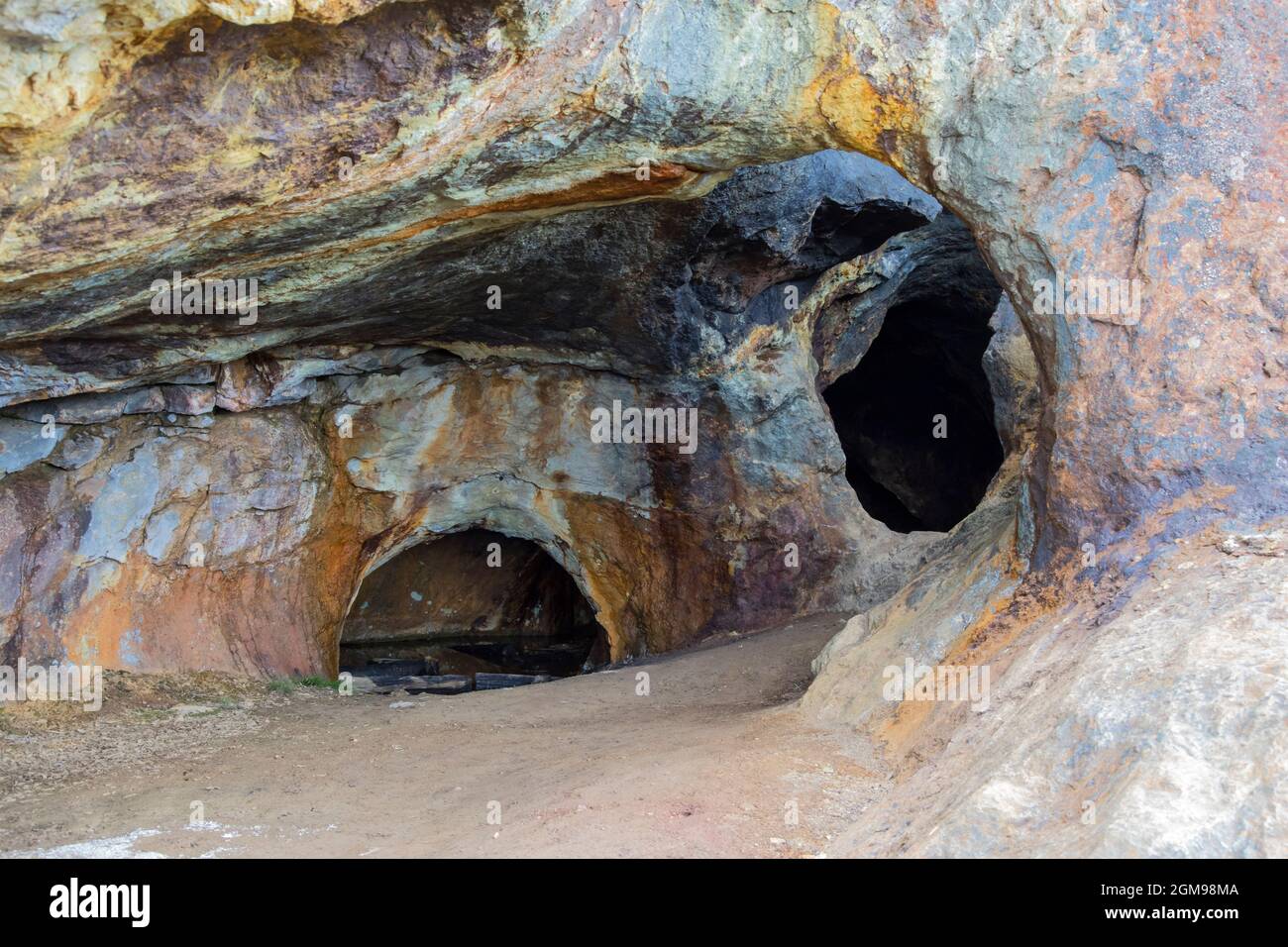 Silberberg-Bergwerk, Silberberg mine Stock Photo - Alamy
