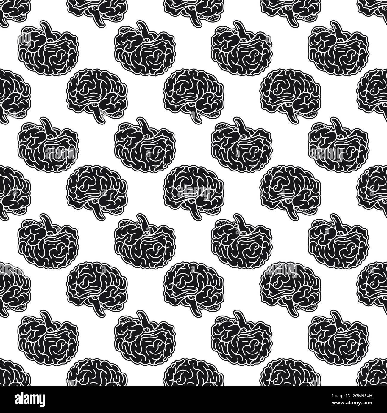 Brain Pattern Wallpaper